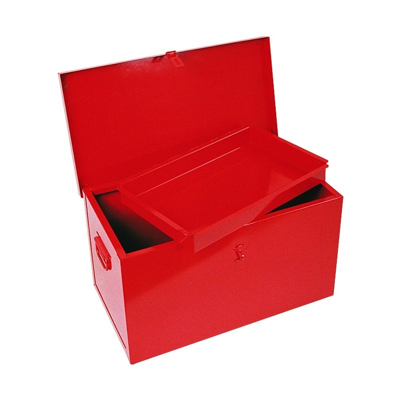 Vente COFFRE TOLE ROUGE 67X35X35 Taliaplast 350302 | Ker BTP